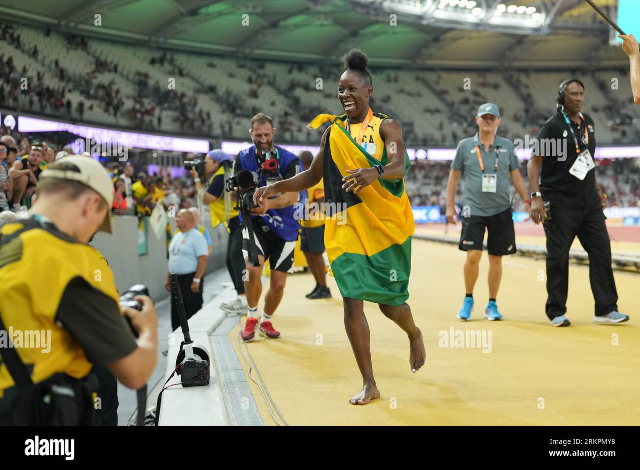 National Athletics Centre, Budapest, Hungary. 25th Aug, 2023. Shericka ...