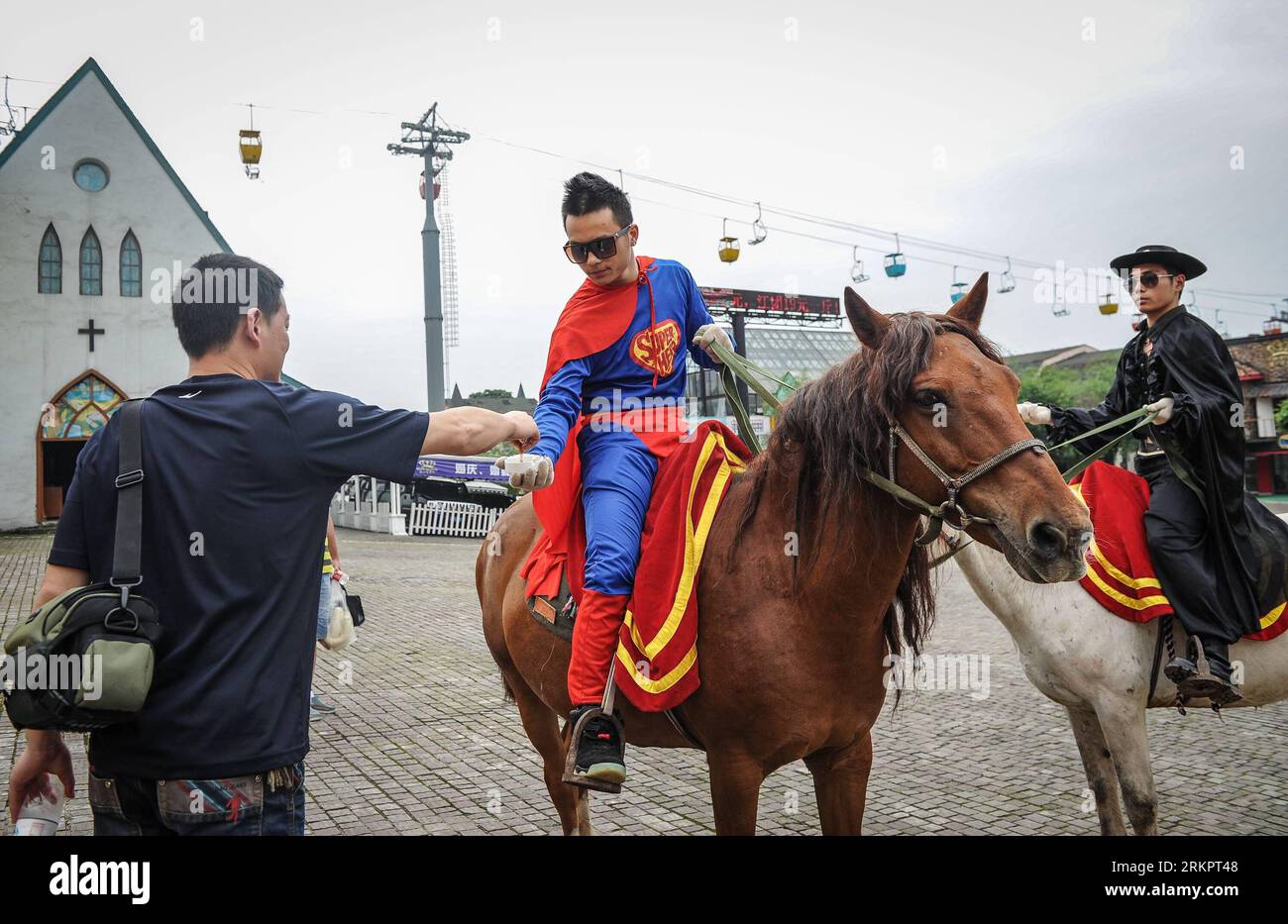 Superman smoking hi-res stock photography and images - Alamy