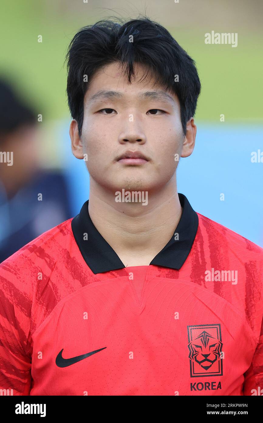 Shizuoka, Japan. 17th Aug, 2023. South Korea's Choi Seung-Gu before the ...