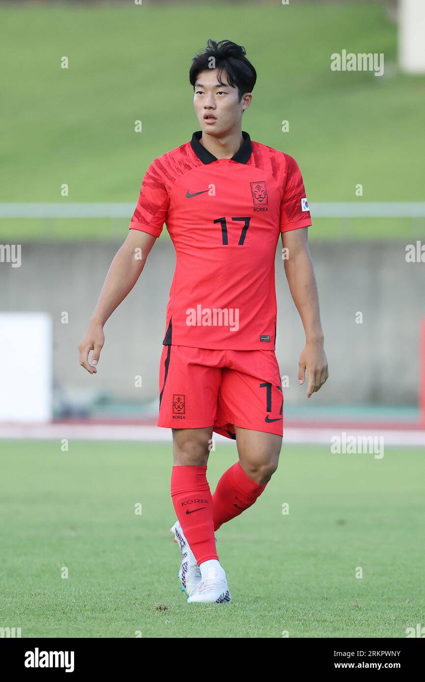 Shizuoka, Japan. 17th Aug, 2023. South Korea's Lee Geon-Hee during the ...