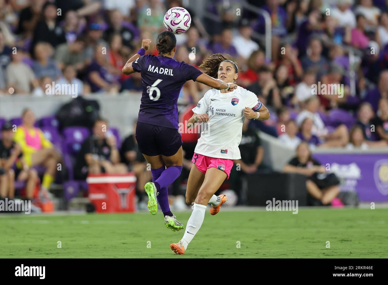 Orlando, Florida, USA. 25th Aug, 2023. Orlando Pride defender EMILY ...