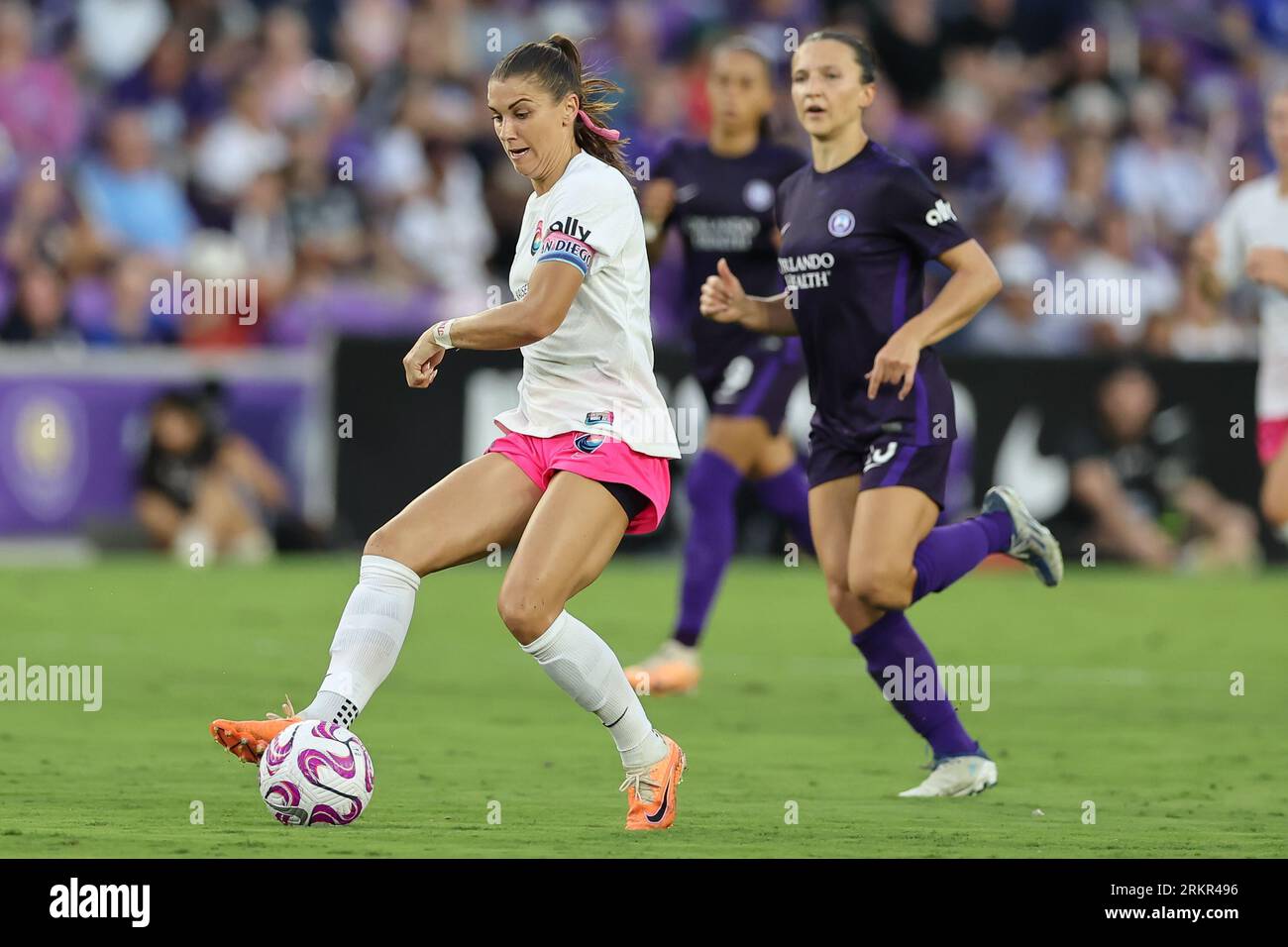 Orlando, Florida, USA. 25th Aug, 2023. San Diego Wave FC forward ALEX ...