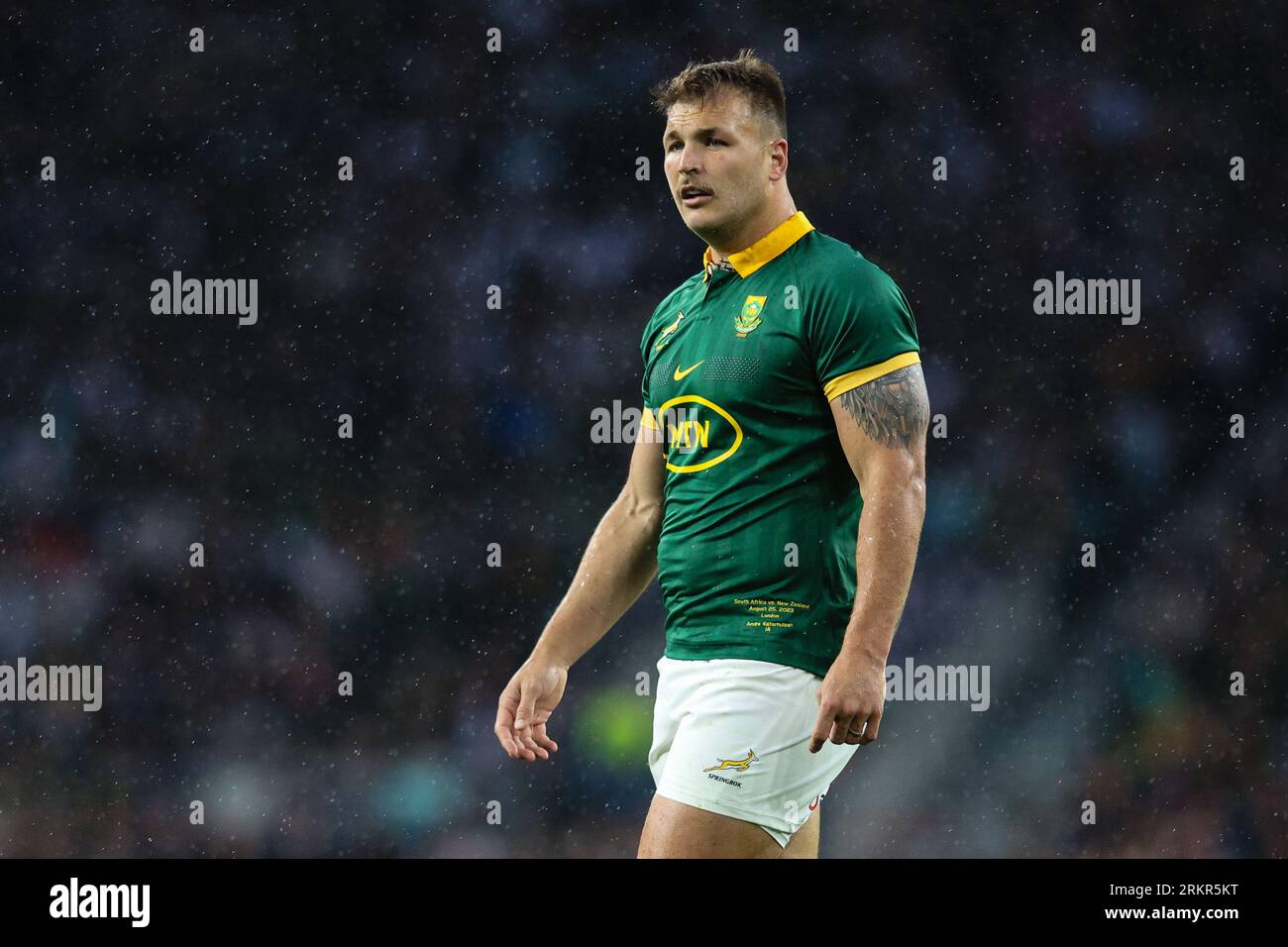 LONDON, UK - 25th Aug 2023: Andre Esterhuizen of South Africa looks on ...