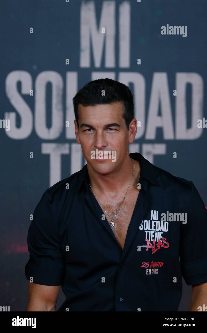 August 23, 2023, Madrid, Madrid, Spain: The Spanish actor Mario Casas ...