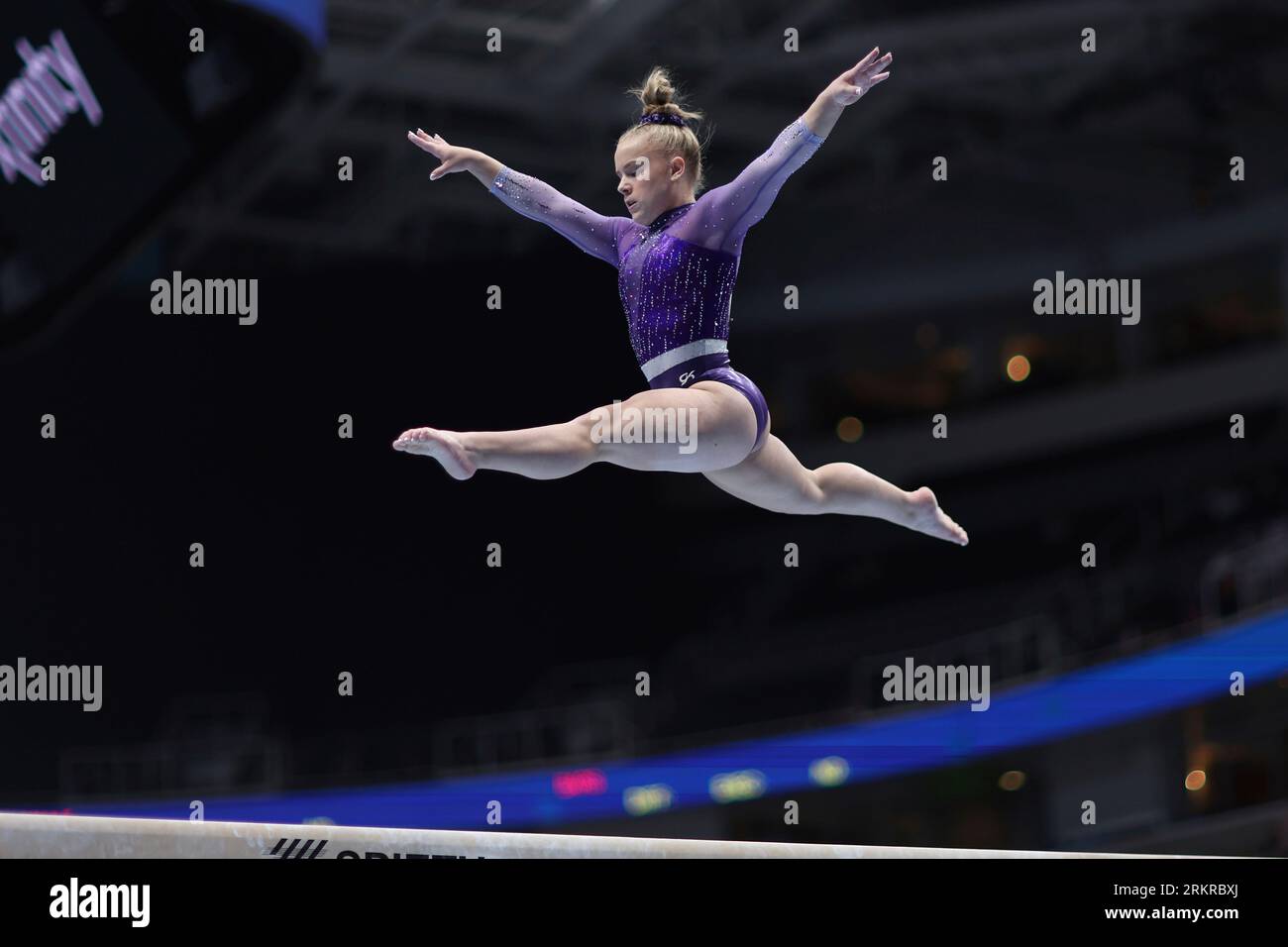 Joscelyn Roberson competes on the balance beam during the U.S ...