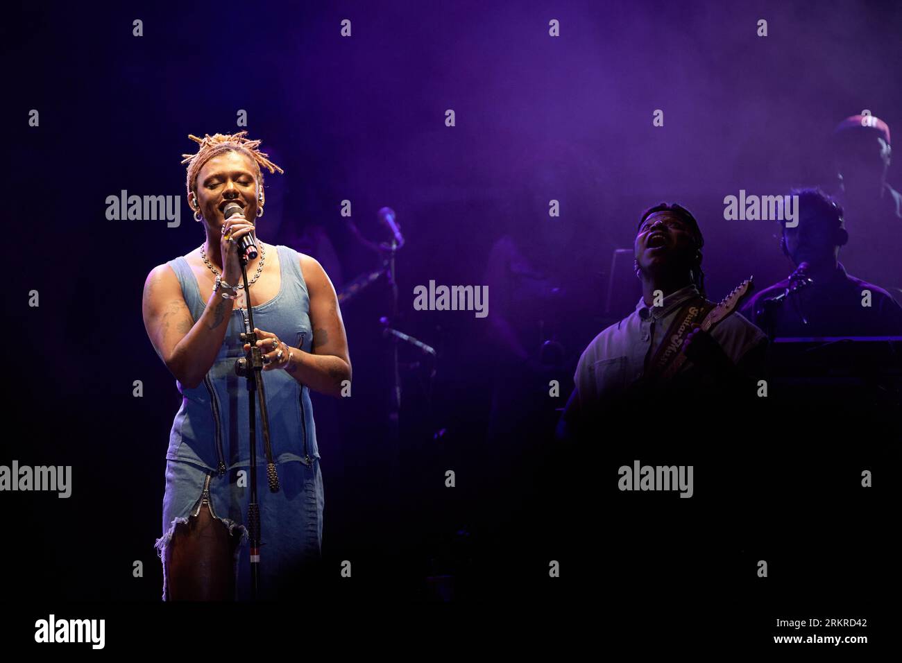 Rio Claro, Brazil. 25th Aug, 2023. The singer and composer Liniker ...