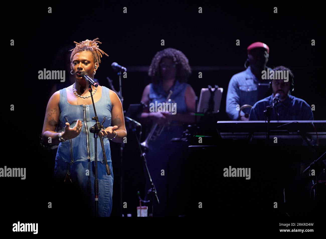 Rio Claro, Brazil. 25th Aug, 2023. The singer and composer Liniker ...