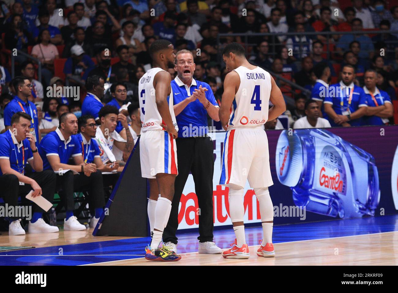 Bocaue, Philippines. 25th Aug, 2023. Dominican Republic Head Coach ...