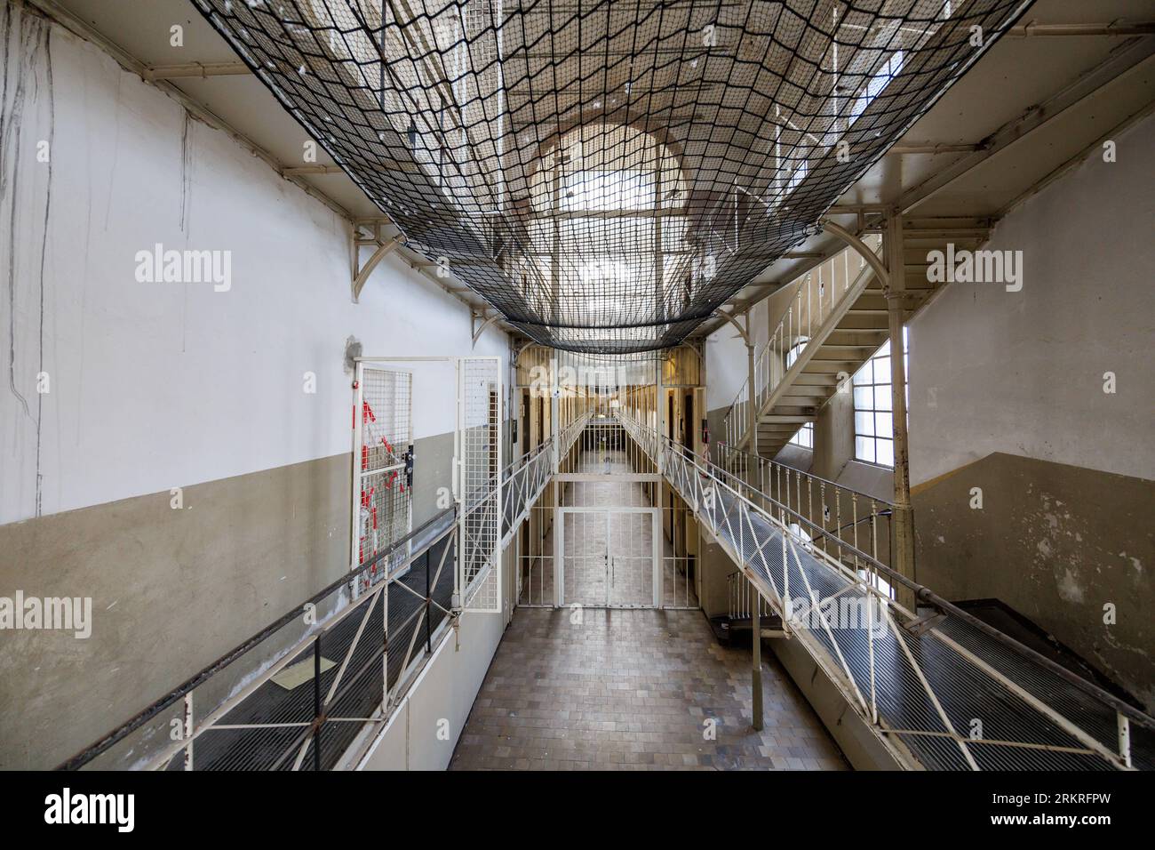 Nuremberg, Germany. 24th Aug, 2023. View of the former cell wing of Nuremberg Prison, the ...