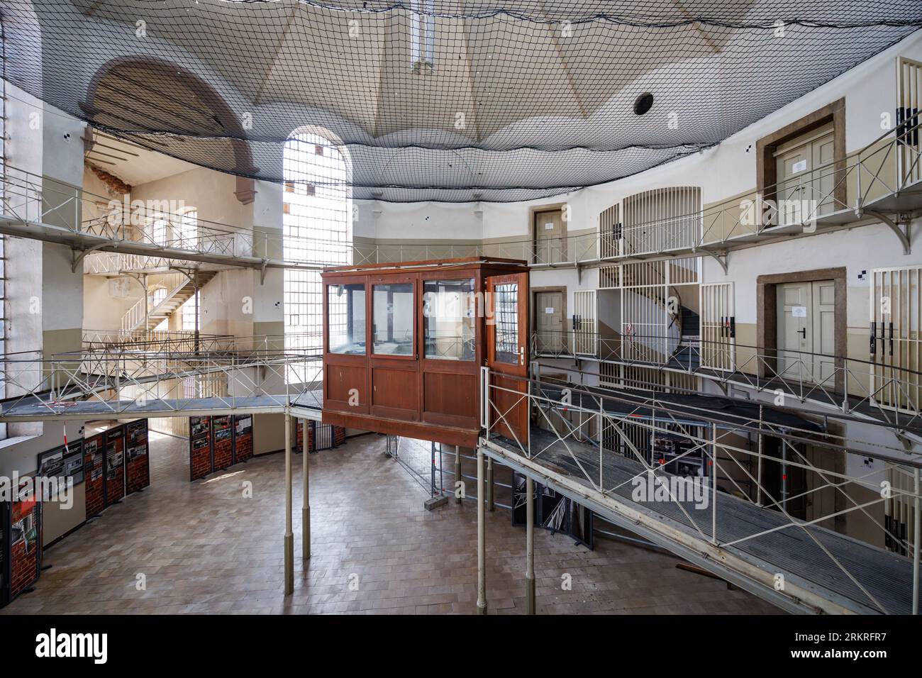 Nuremberg, Germany. 24th Aug, 2023. View of the former cell wing of Nuremberg Prison, the ...