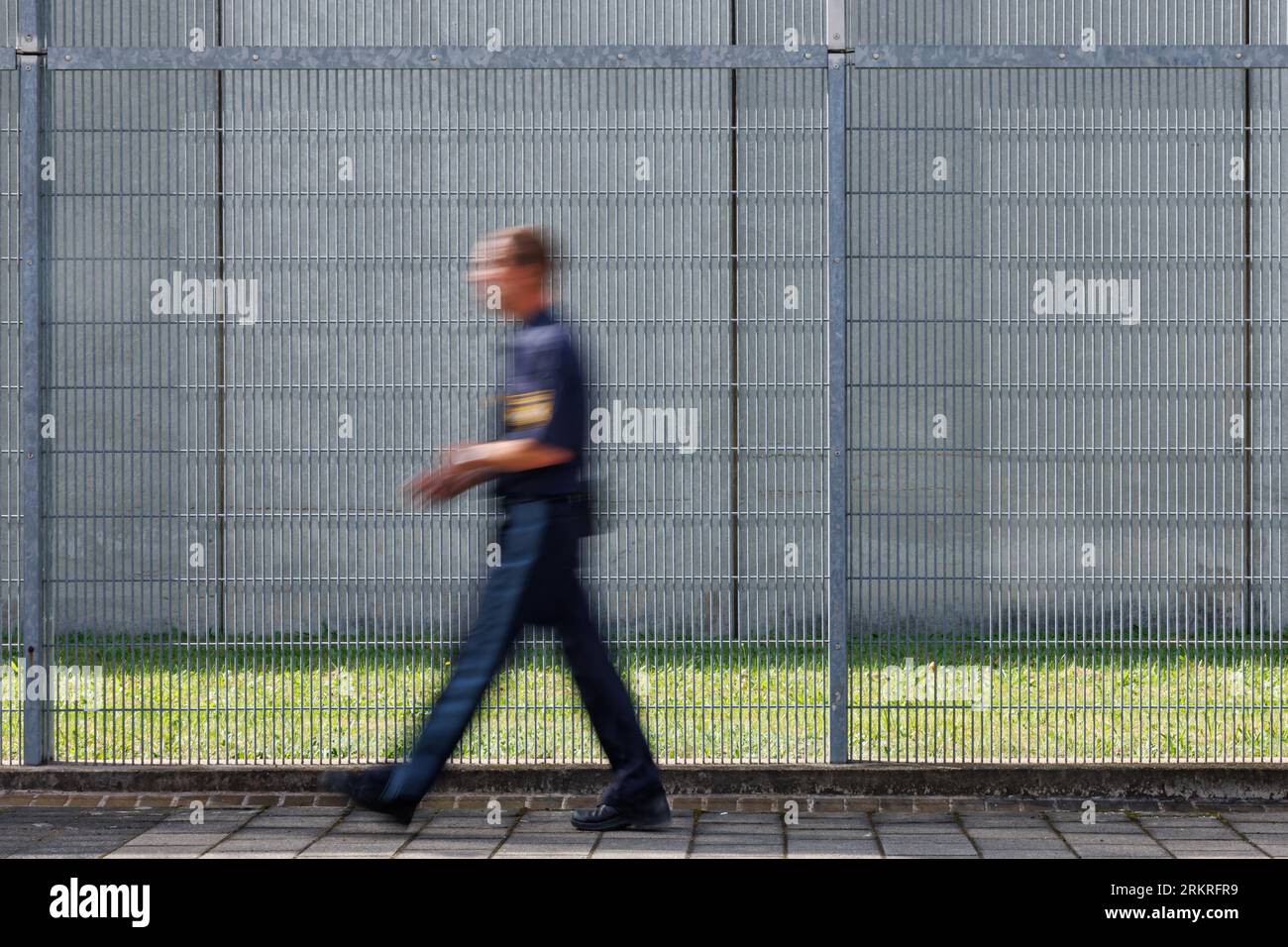 Nuremberg, Germany. 24th Aug, 2023. An employee of Nuremberg Prison ...