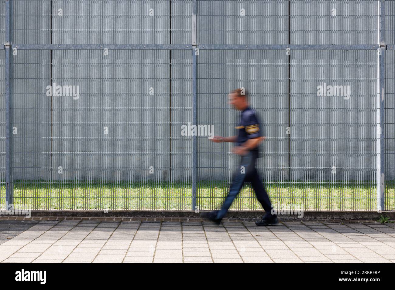 Nuremberg, Germany. 24th Aug, 2023. An employee of Nuremberg Prison ...