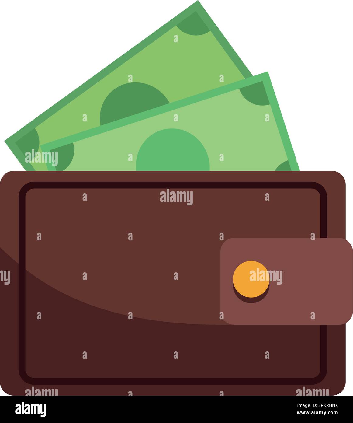 hand with wallet and money Stock Vector Image & Art - Alamy