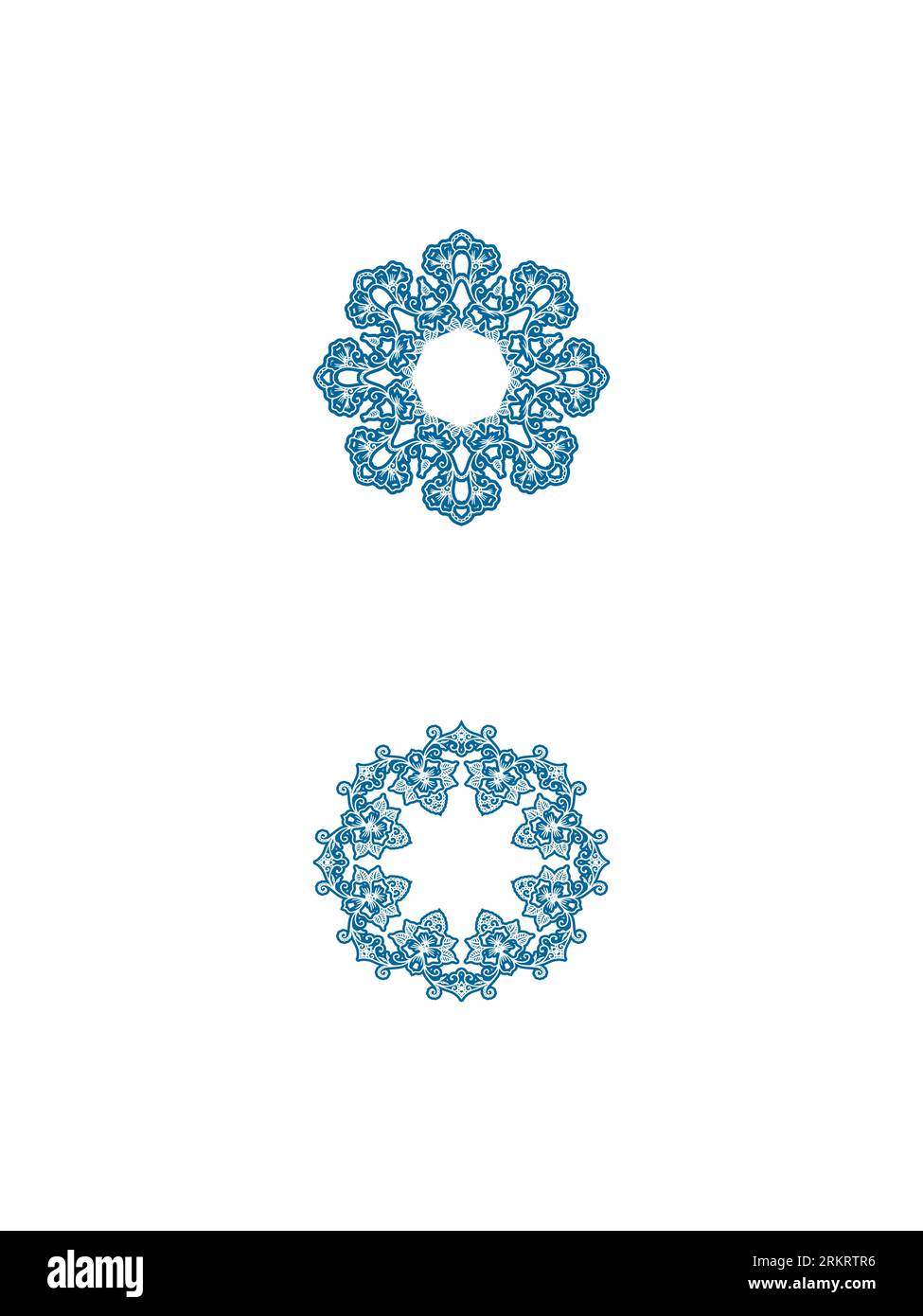Illustration of snowflake mandalas vector design Stock Vector Image ...