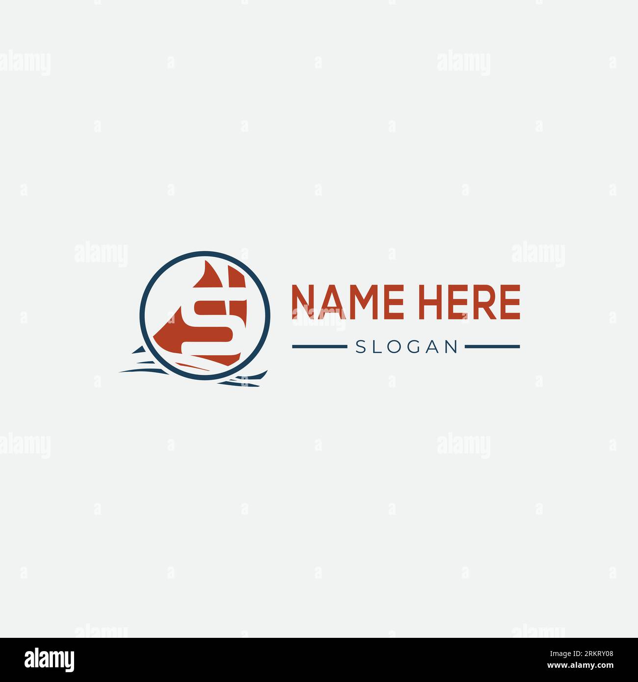 Abstract logo design illustrator Stock Vector Images - Alamy