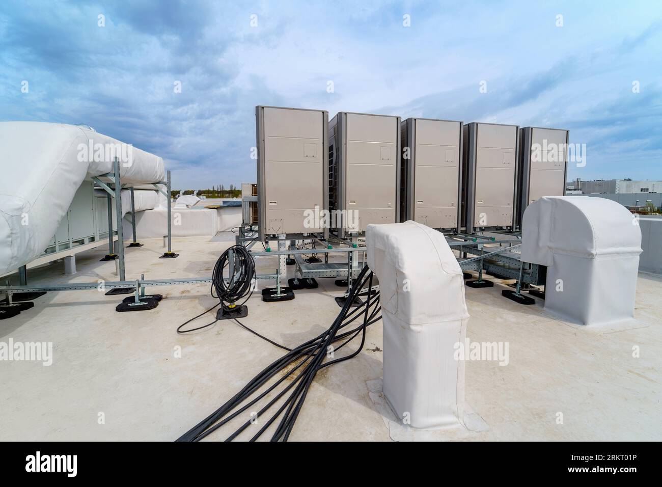 Multizone air conditioning and ventilation system Stock Photo - Alamy
