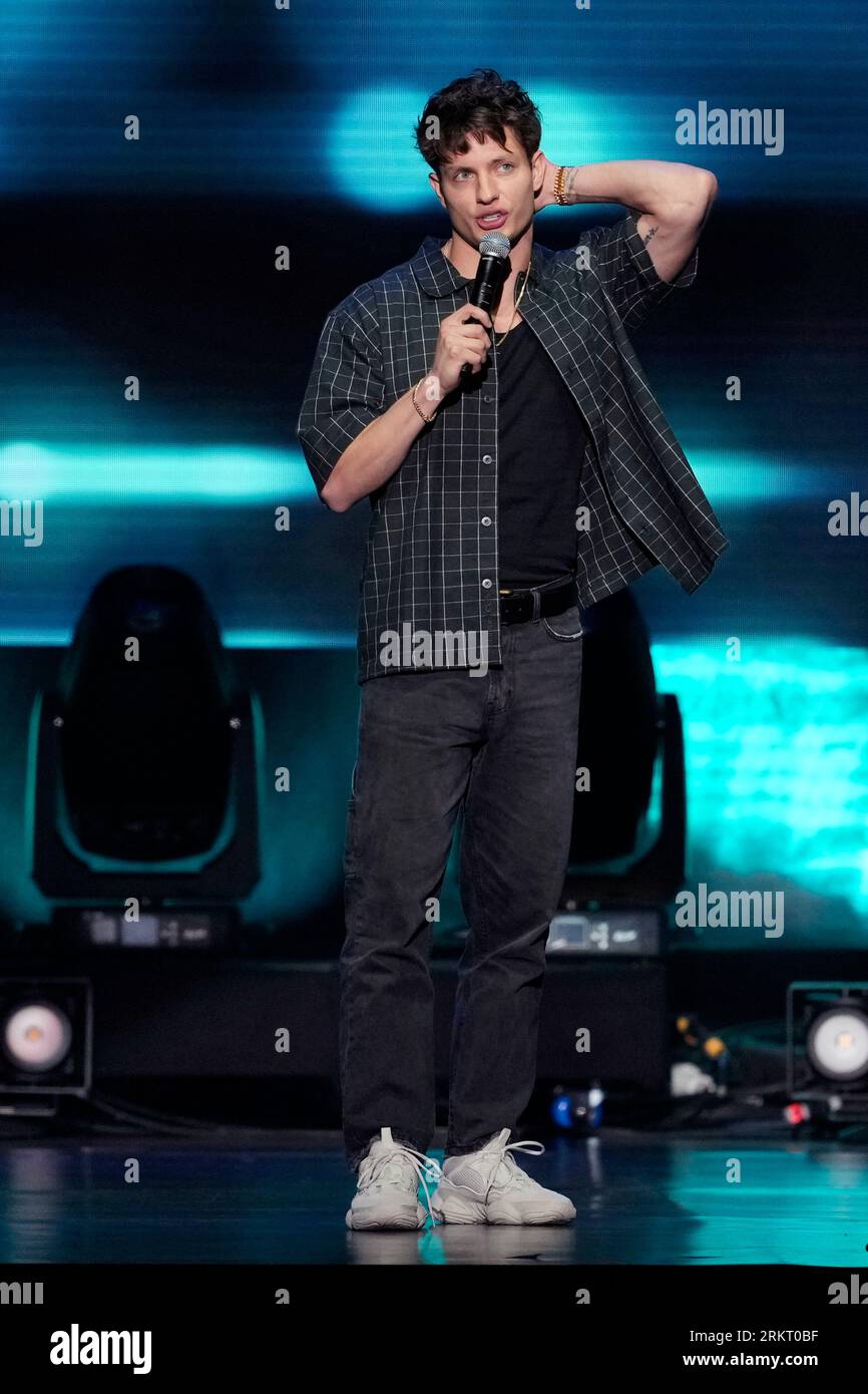 Matt Rife performs at Madison Square Garden during Dave Chappelle's ...