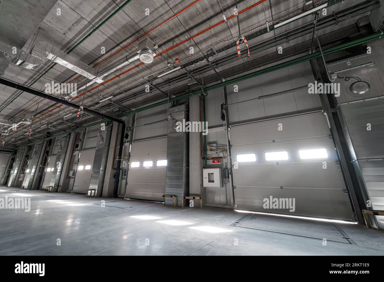 Interior of a large industrial warehouse Stock Photo - Alamy