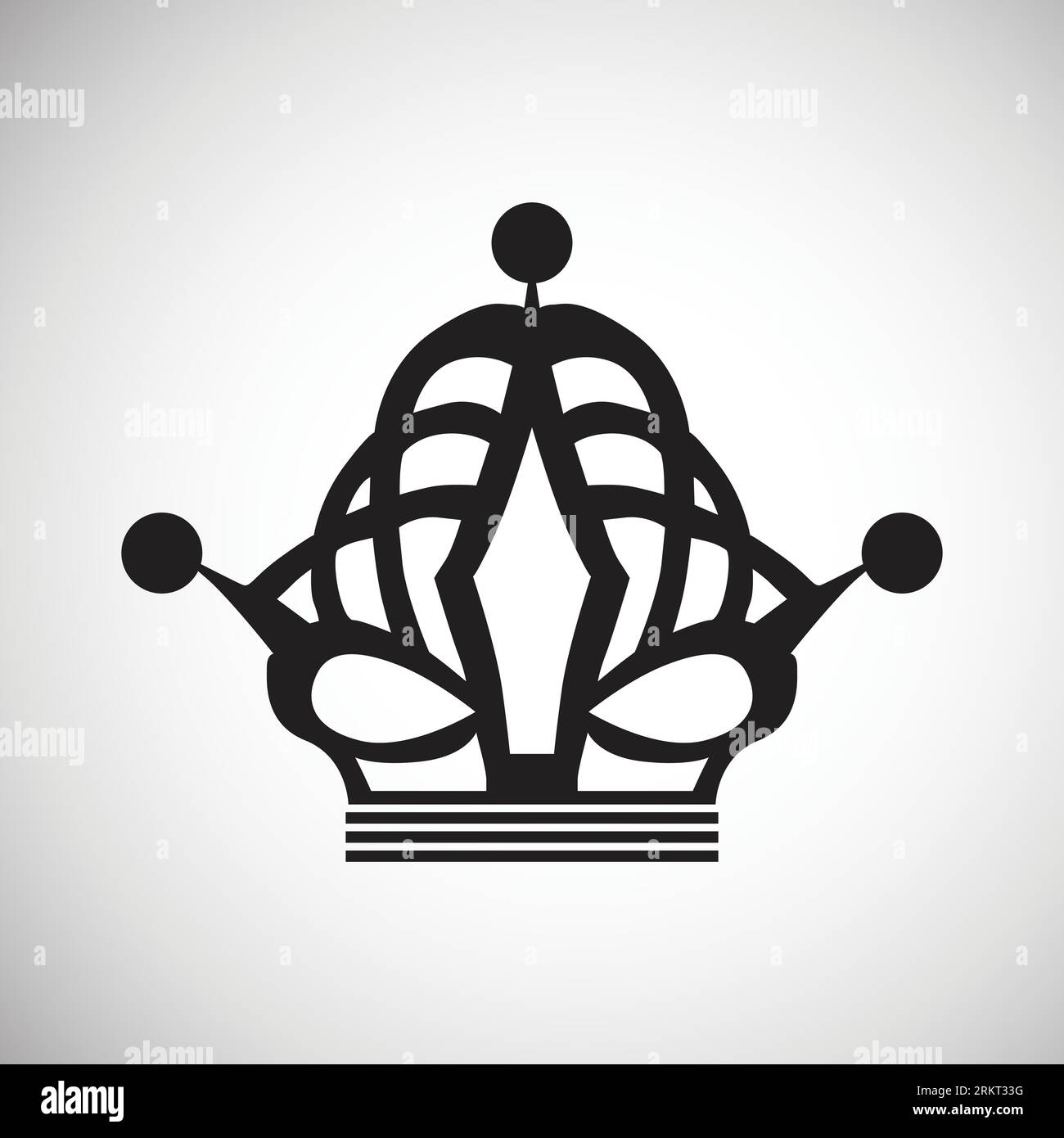 Queen Crown Black And White
