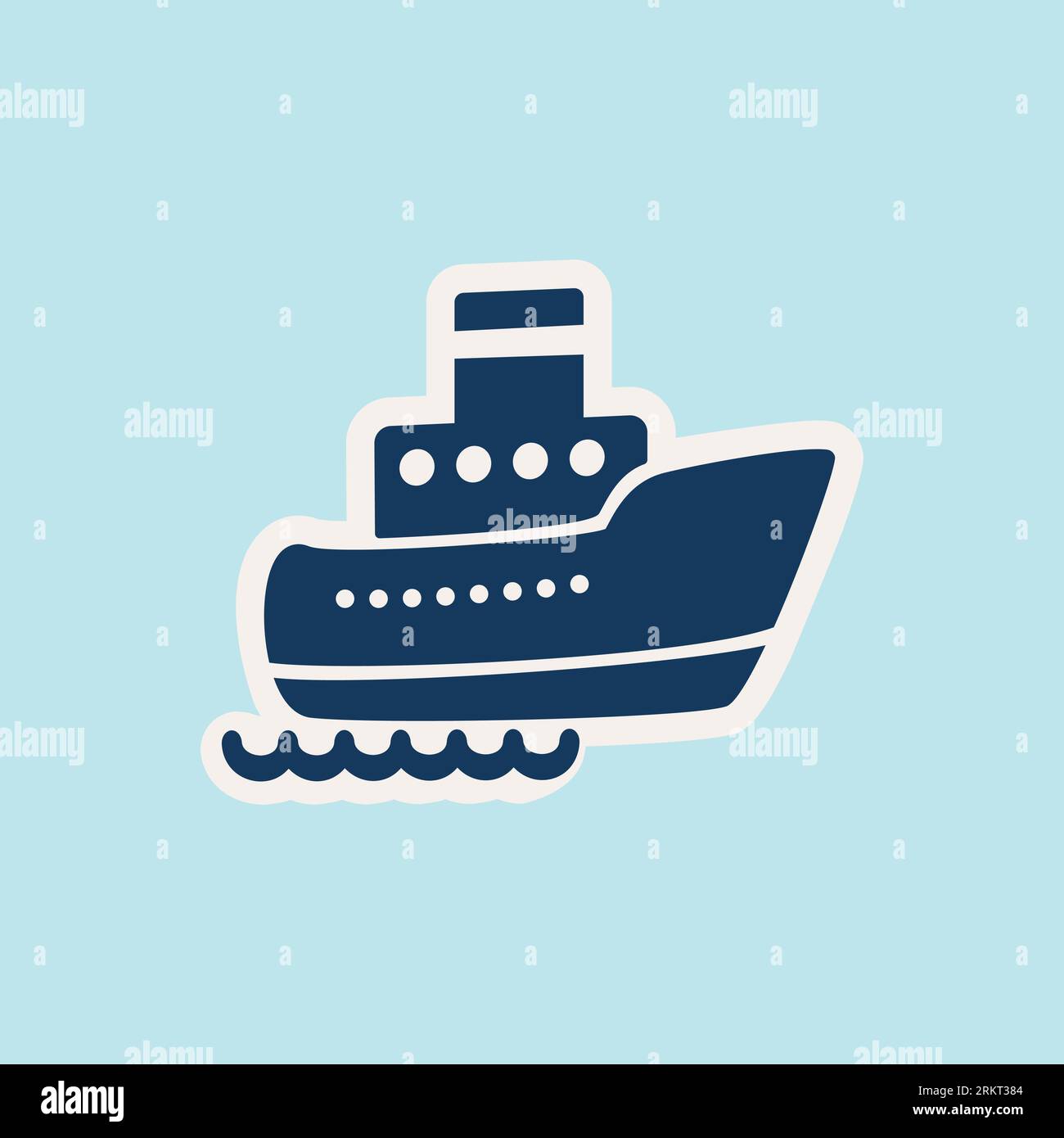Pulling out boat Stock Vector Images - Alamy