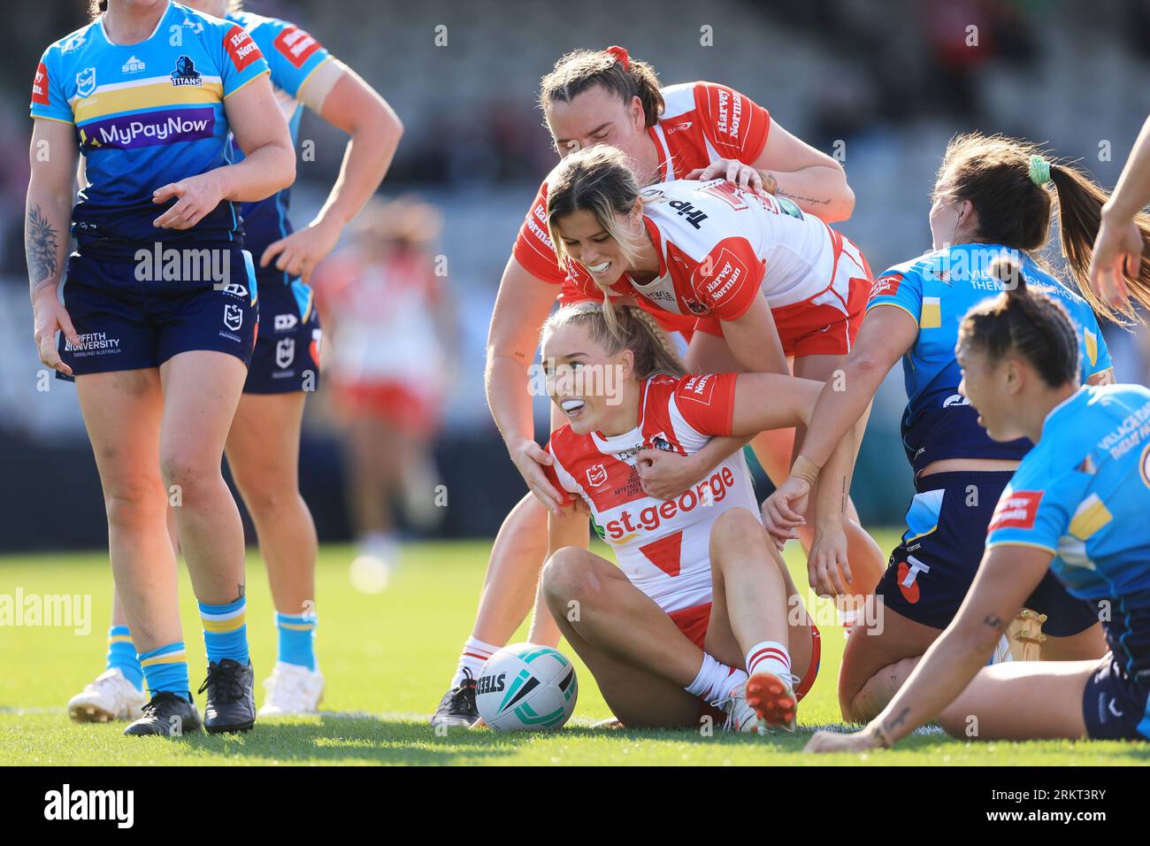 Sydney, Australia. 26th Aug, 2023. Teagan Berry of the Dragons ...