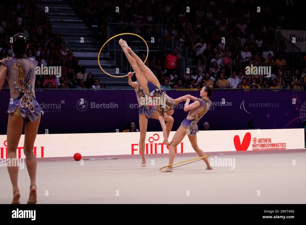 Valencia, Spain. 25th Aug, 2023. CHN - People's Republic of China during Rhythmic Gymnastic ...