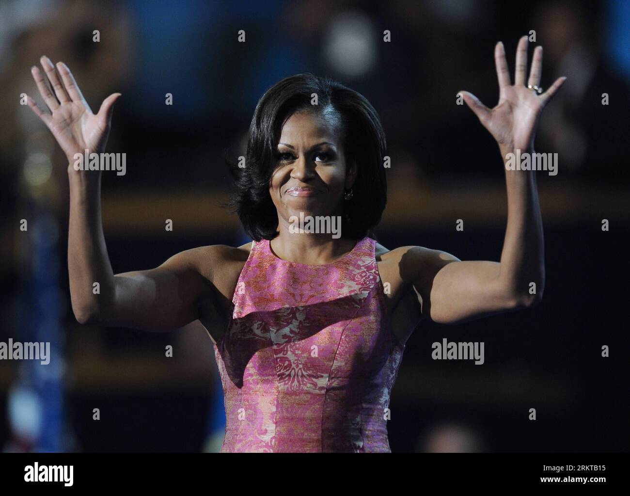 Michelle obama and 2012 dnc convention hi-res stock photography and ...