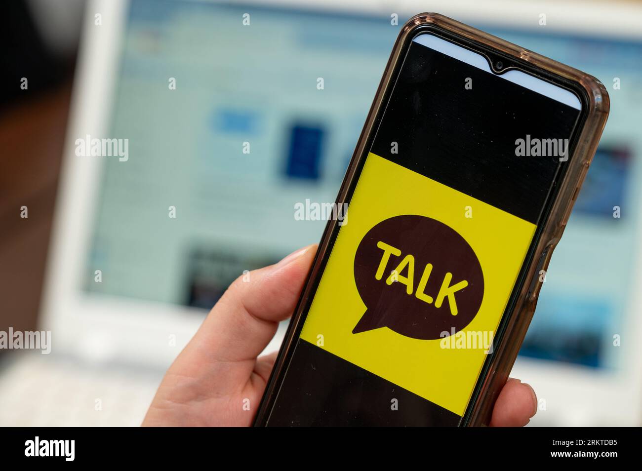 Seoul, South Korea -August, 2023 : Kakao Talk app. Kakao Talk ...