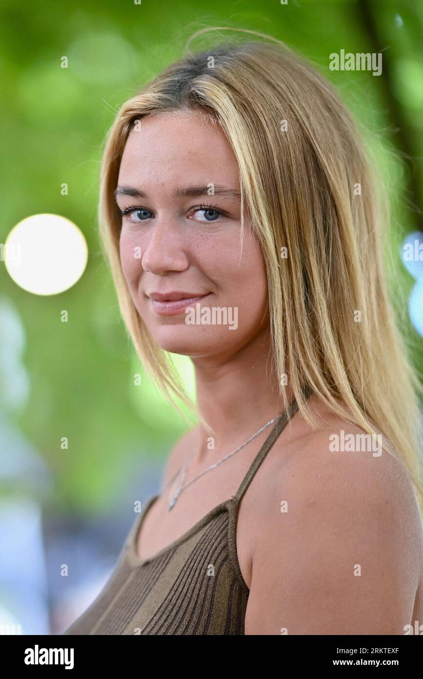 Angouleme, France. 25th Aug, 2023. Zoe Marchal attends the Nouveau ...