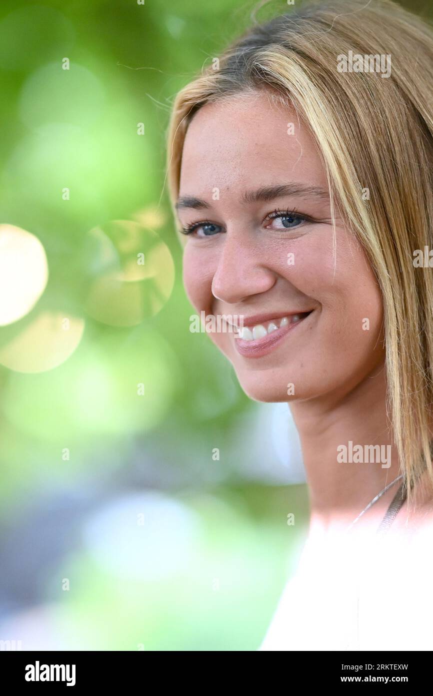 Angouleme, France. 25th Aug, 2023. Zoe Marchal attends the Nouveau ...