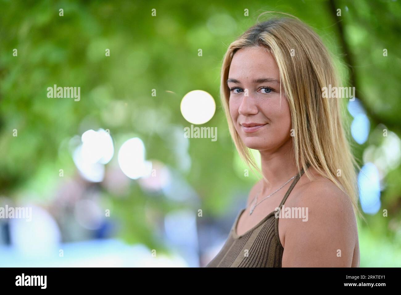 Angouleme, France. 25th Aug, 2023. Zoe Marchal attends the Nouveau ...
