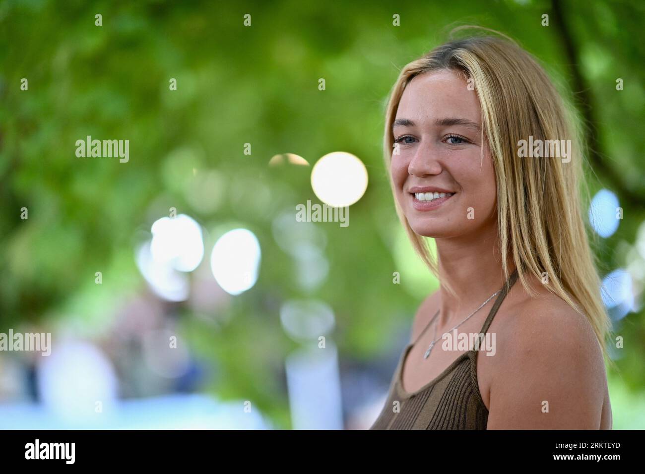 Angouleme, France. 25th Aug, 2023. Zoe Marchal attends the Nouveau ...