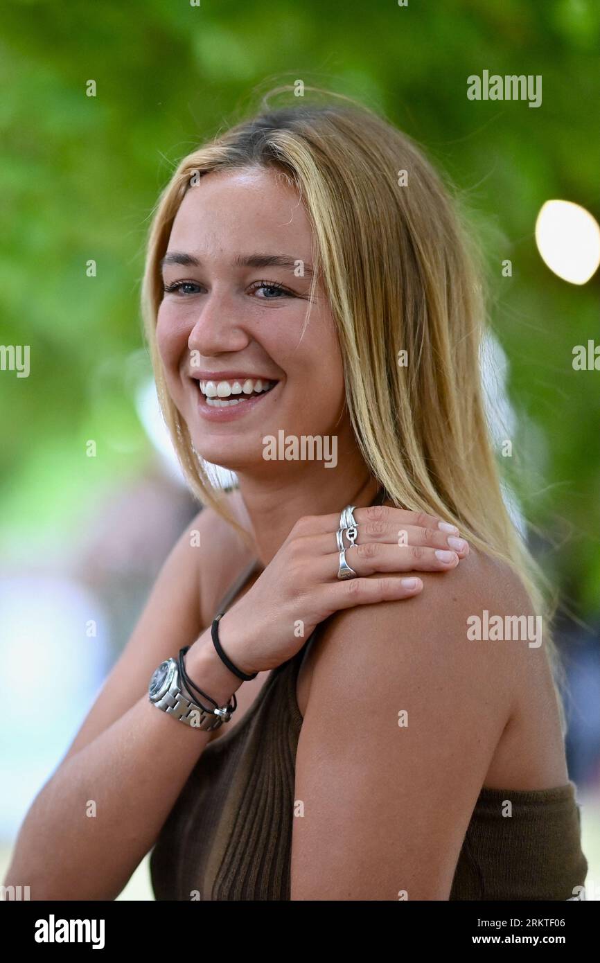 Angouleme, France. 25th Aug, 2023. Zoe Marchal attends the Nouveau ...