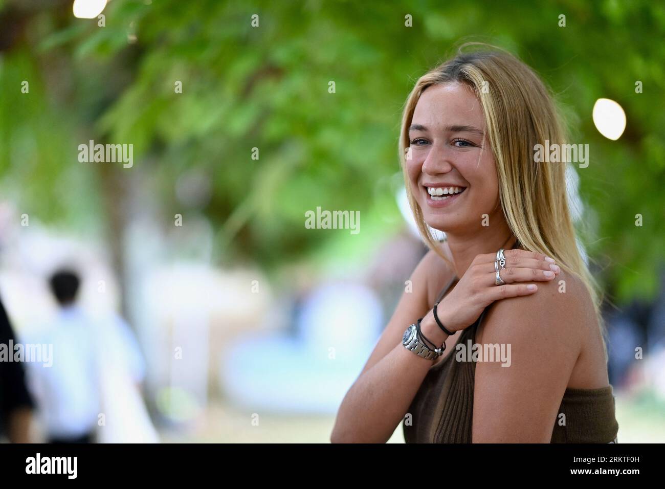 Angouleme, France. 25th Aug, 2023. Zoe Marchal attends the Nouveau ...