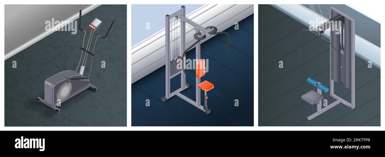 Training apparatus set of realistic elliptical trainer butterfly and ...