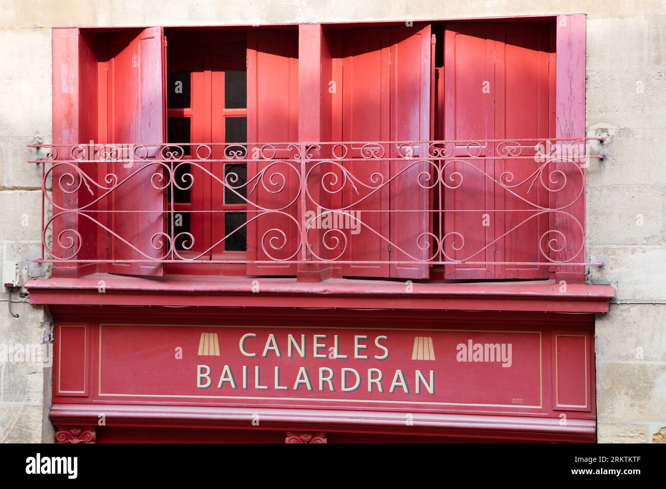Bordeaux , France - 08 19 2023 : Baillardran caneles brand logo and ...
