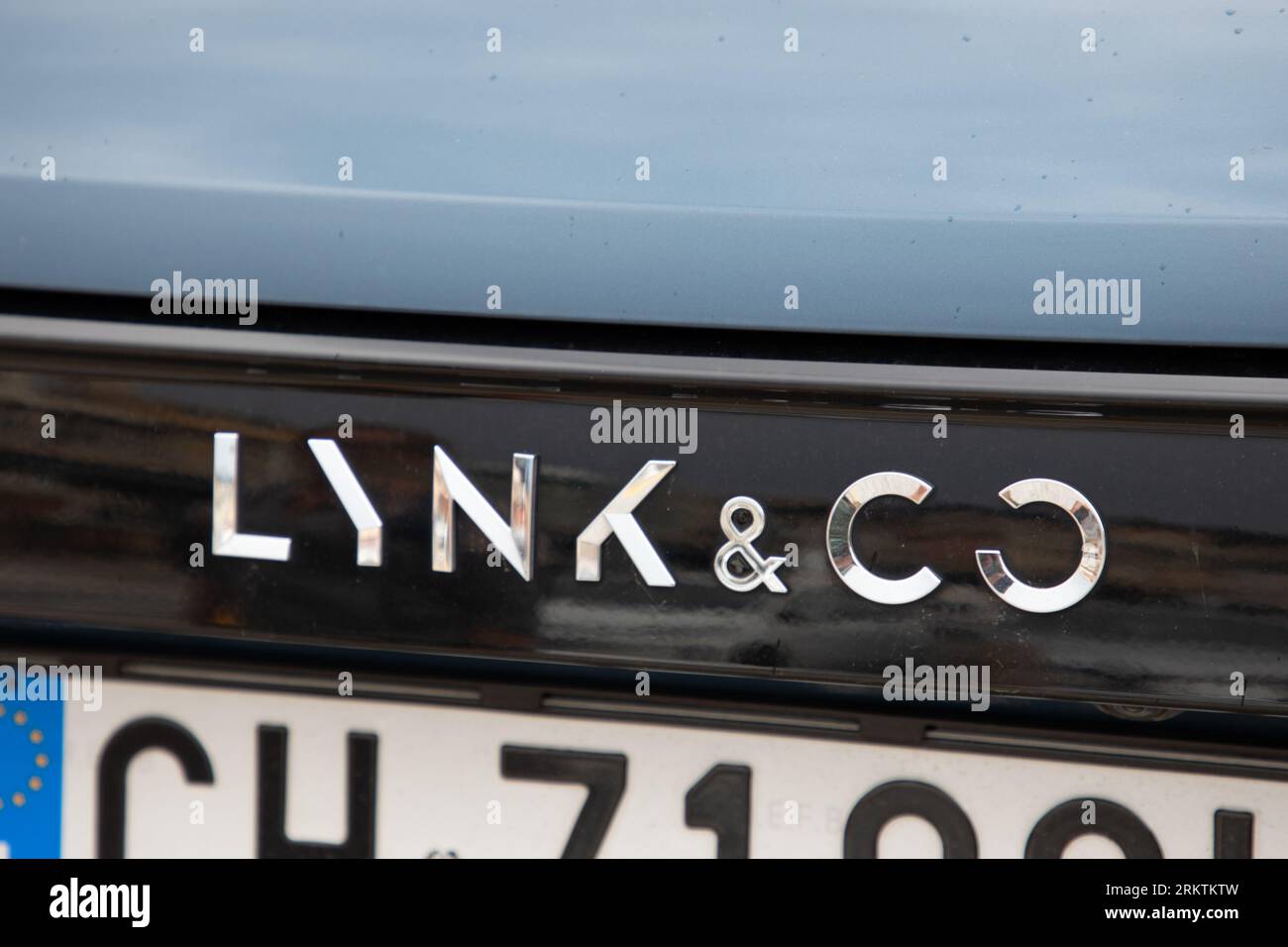 Bordeaux , France - 08 19 2023 : Lynk & Co text sign and logo brand car ...