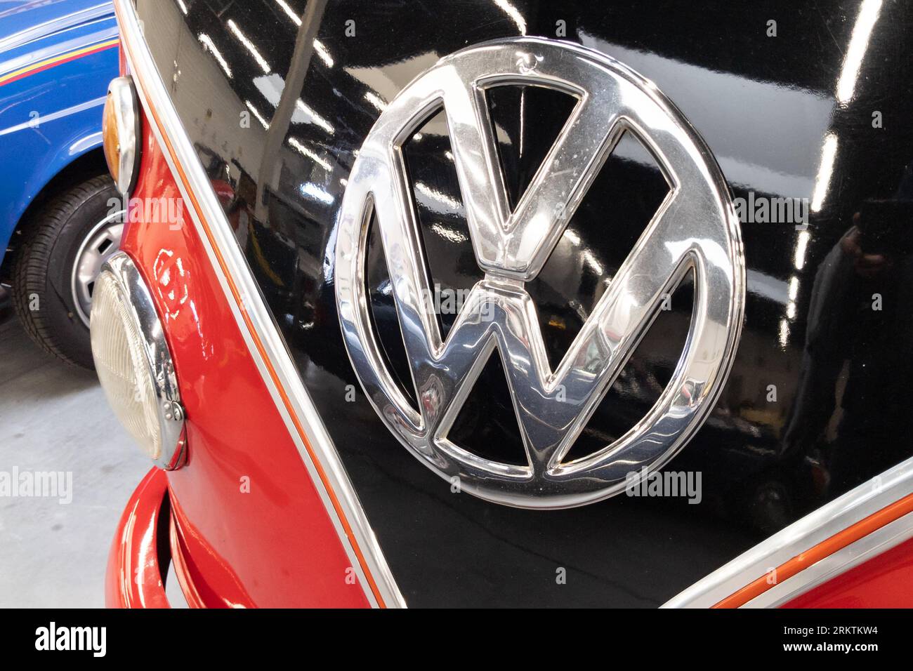 Bordeaux , France - 08 22 2023 : Volkswagen sign chrome logo vintage vw ...