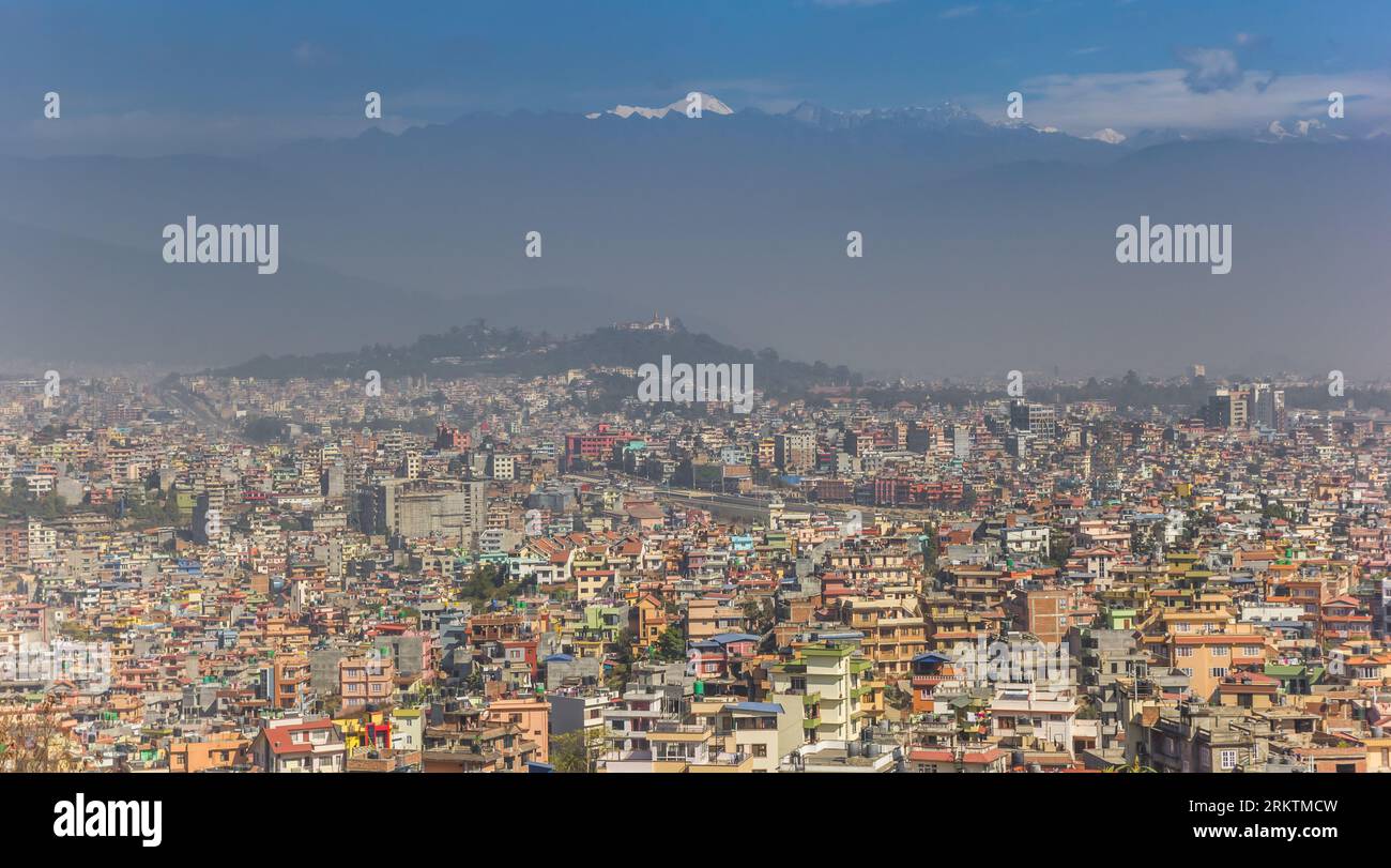 Top view kathmandu valley hi-res stock photography and images - Alamy