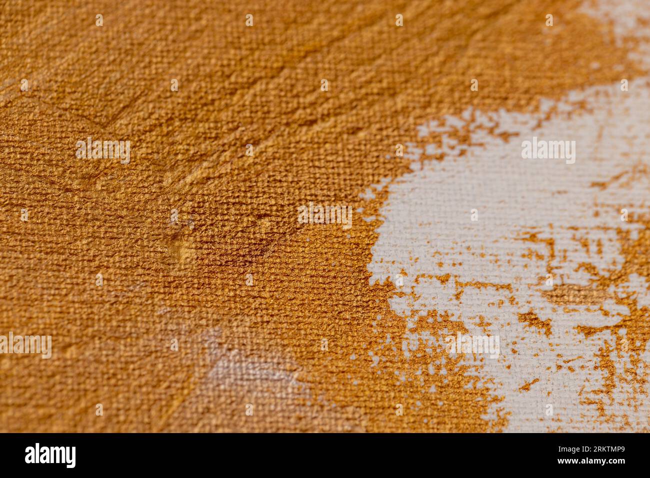 Abstract background painted with gold acrylic paints, the use of paints ...