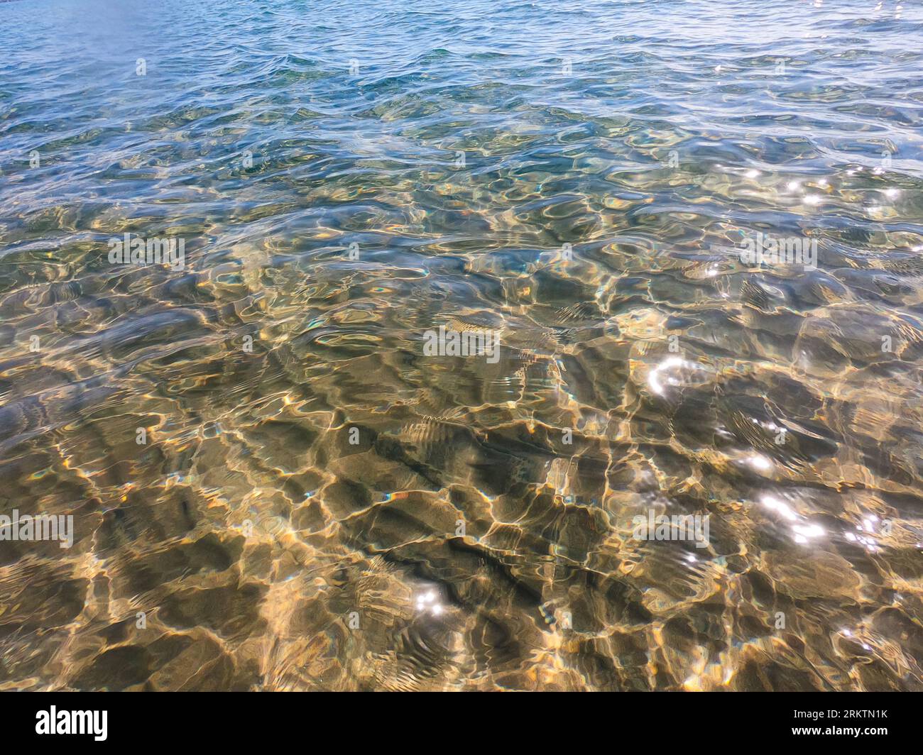 Clean water. Texture of sea water. natural background Stock Photo - Alamy