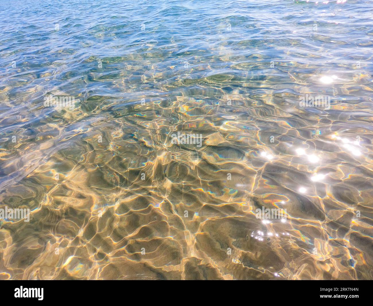 Clean water. Texture of sea water. natural background Stock Photo - Alamy