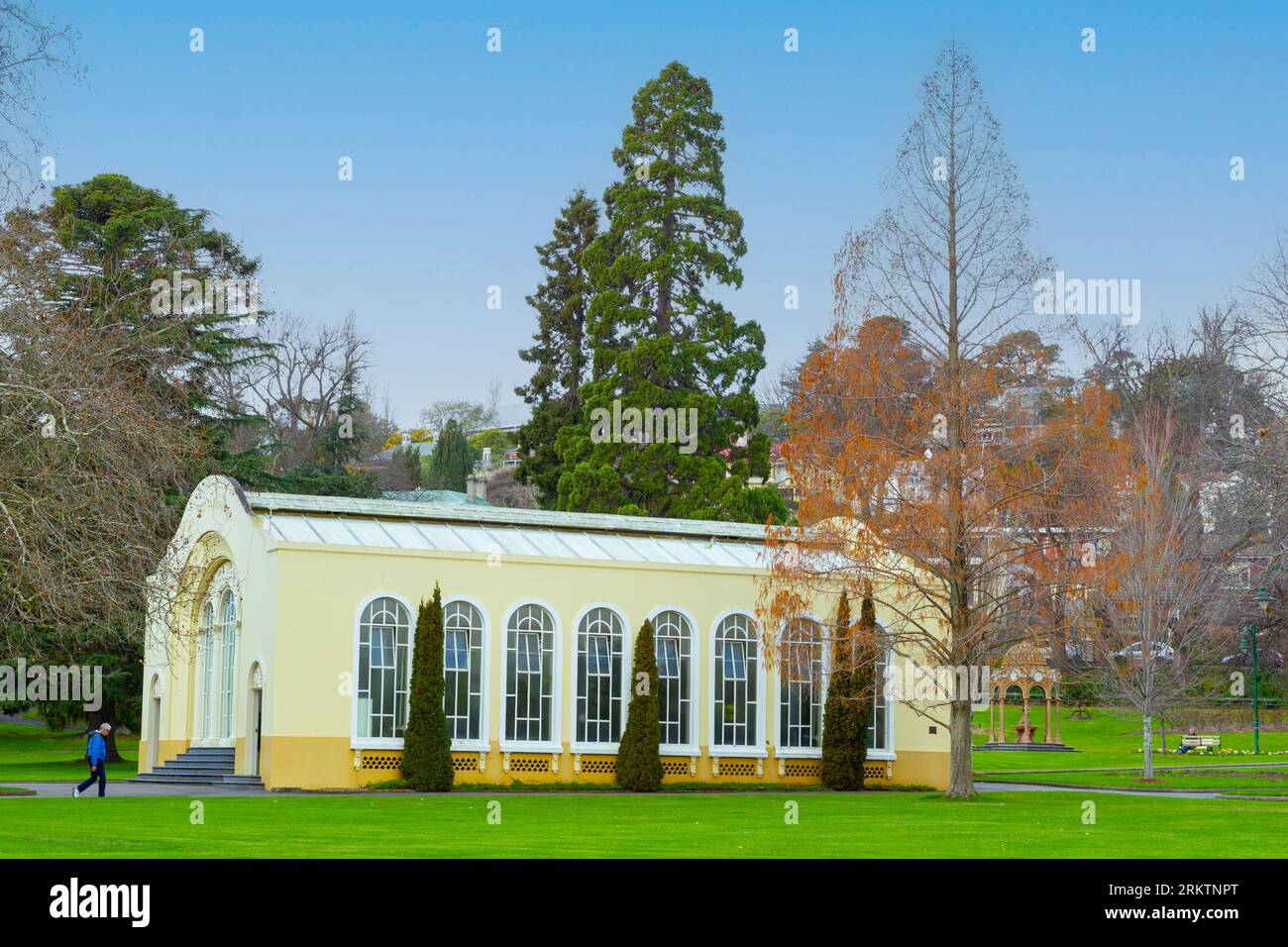 City Park in Launceston, Tasmania, Australia, including the John Hart ...