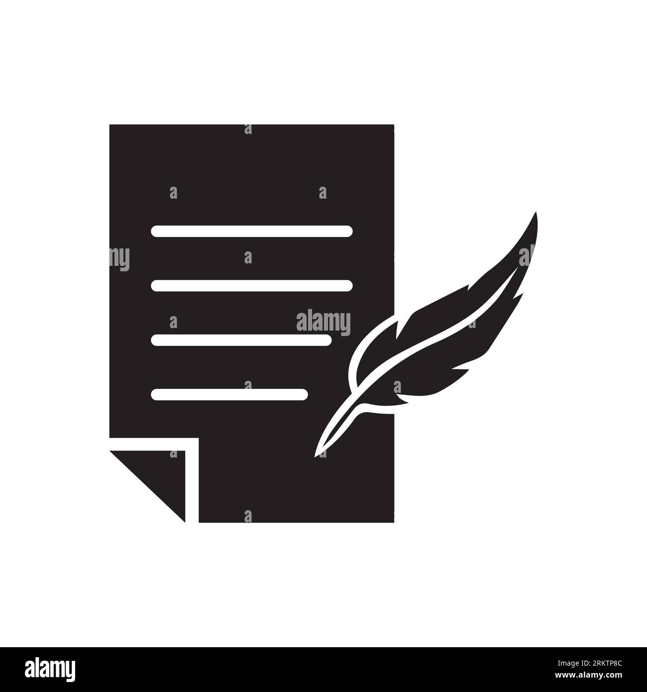 History, writing icon. Solid style for web template and app. Simple ...