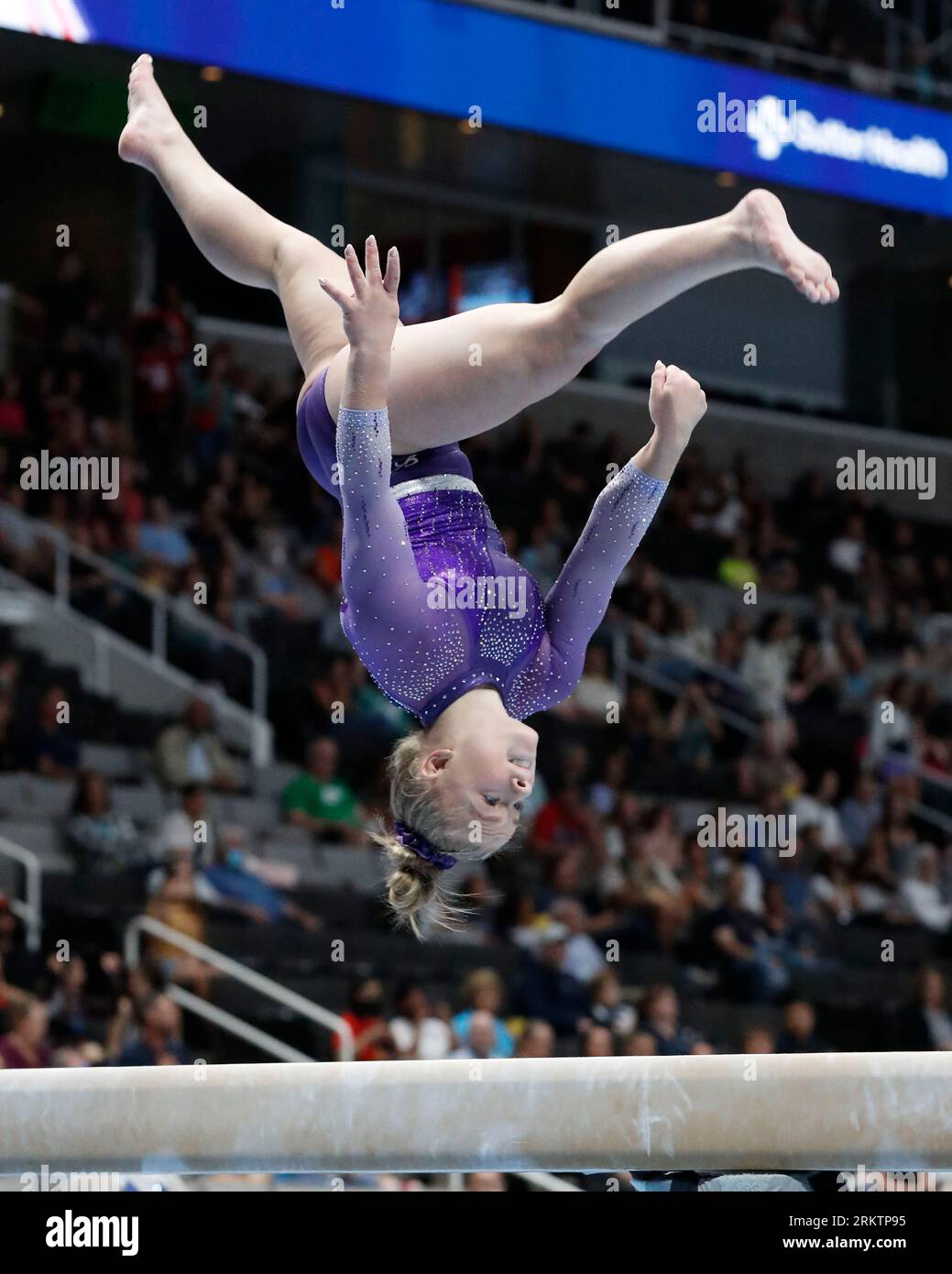 August 25, 2023, SAN JOSE, CALIFORNIA: Joscelyn Roberson (228) performs ...
