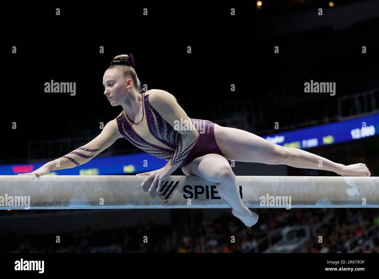 August 25, 2023, SAN JOSE, CALIFORNIA: Marissa Neal (207) performs on ...