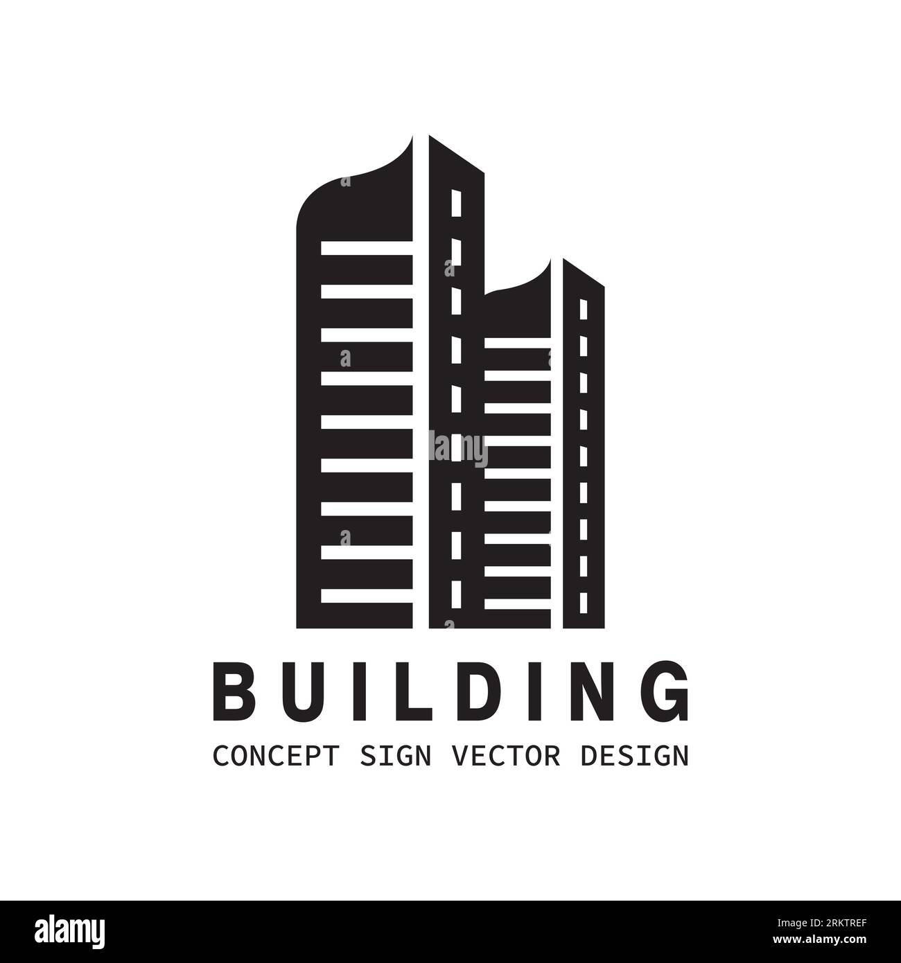 clean building logo design inspiration Stock Vector Image & Art - Alamy