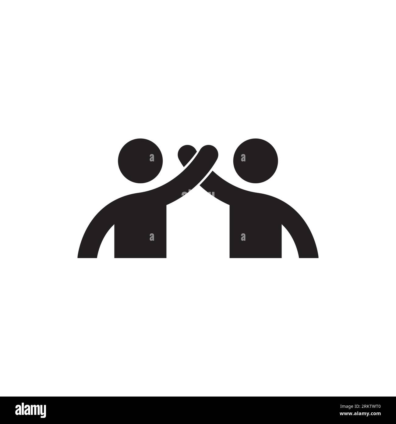 Waving hand to colleagues Stock Vector Images - Alamy