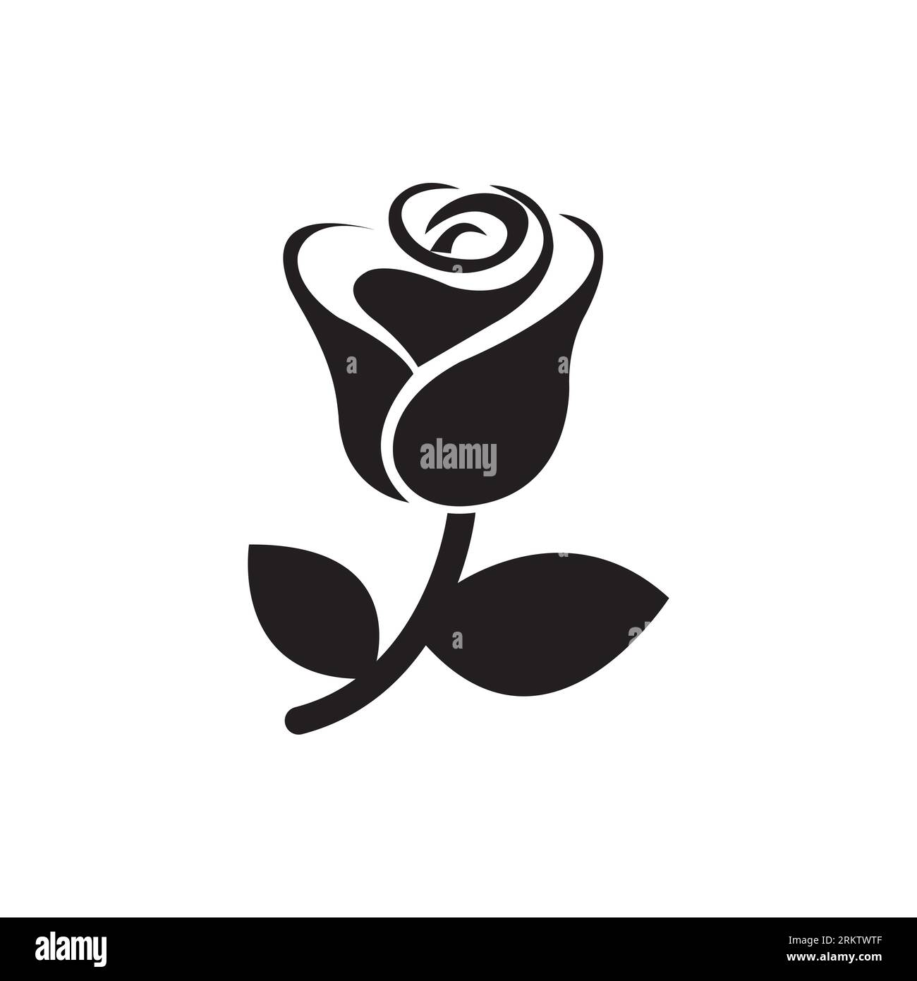 Square flower logo Black and White Stock Photos & Images - Alamy