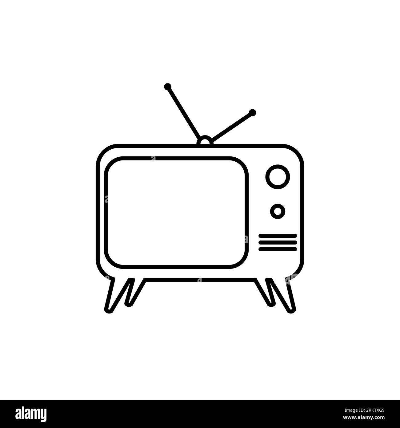 television - communication icon vector Stock Vector Image & Art - Alamy